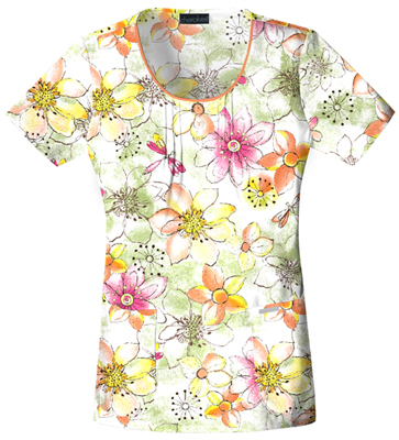 Cherokee Women's Runway Scoop Neck Scrub Tops - Cheerleading Equipment ...