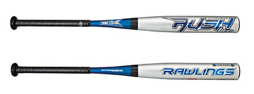 Rawlings Youth Rush Composite Lite Baseball Bats - Baseball Equipment ...