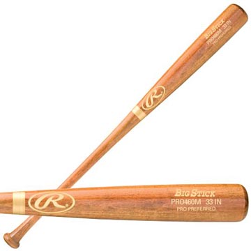 Rawlings PRO460M Pro Maple Wood Baseball Bats - Baseball Equipment & Gear