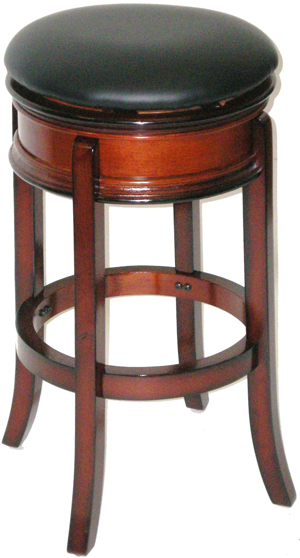E58683 Boraam Solid Hardwood Magellan Swivel Bar Stools