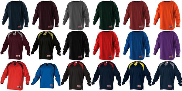 Rawlings Youth Long Sleeve Fleece Pullovers - Baseball Equipment & Gear