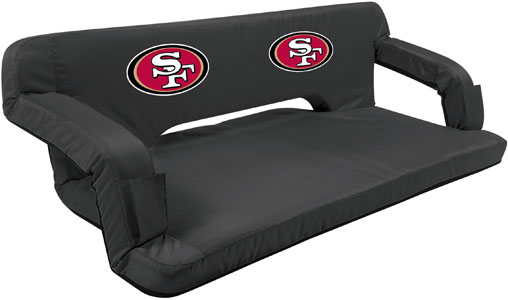 Picnic Time NFL San Francisco 49ers Travel Couch - Fan Gear