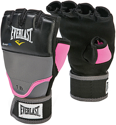 Everlast MMA Evergel Weighted PINK Hand Wraps - MMA Equipment and Gear