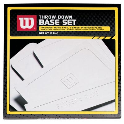 Wilson Baseball Throw-Down Base Sets Waffle Bases - Baseball Equipment ...