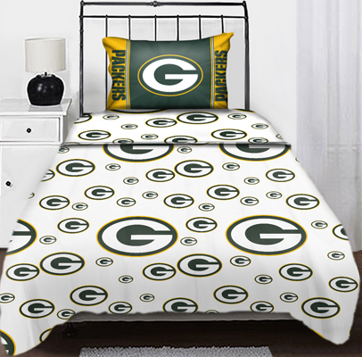 Northwest NFL Green Bay Packers Twin Sheet Sets - Fan Gear