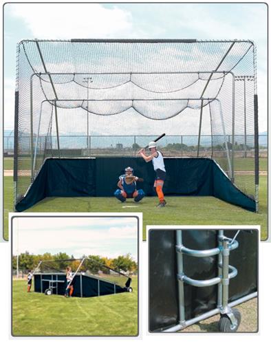 Atec Collapsible Varsity Backstop Baseball Cage - Baseball Equipment & Gear