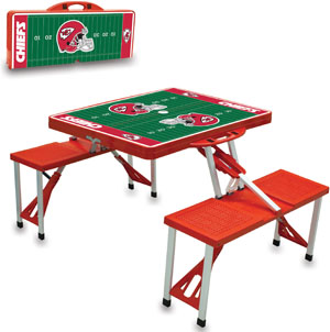 Picnic Time NFL Kansas City Chiefs Picnic Table - Fan Gear