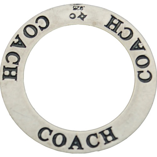 Coach Message Ring Sterling Silver Charm Gifts - Soccer Equipment and Gear