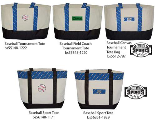 Chalk Talk Baseball Sport Tournament & Tote Bags - Baseball Equipment ...