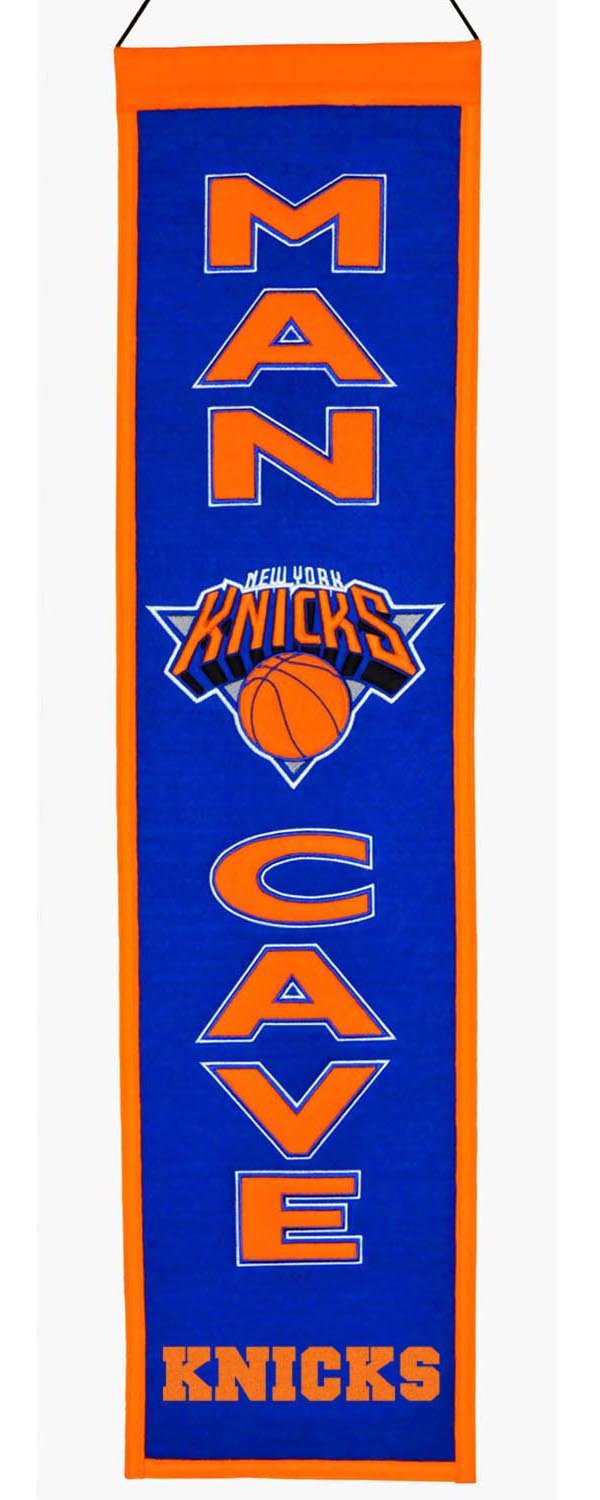 E67153 Winning Streak NBA New York Knicks Man Cave Banner
