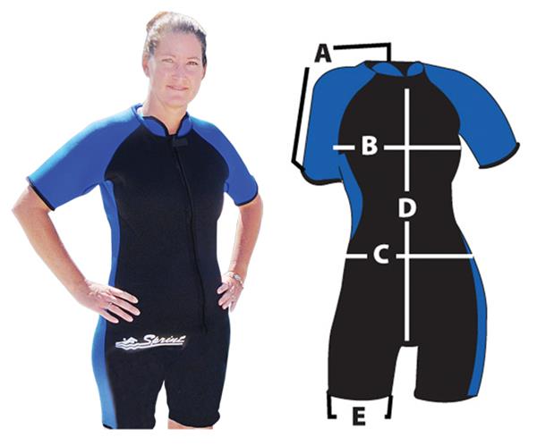Sprint Aquatics Adult Unisex Wet Suit - Swimming Equipment and Gear