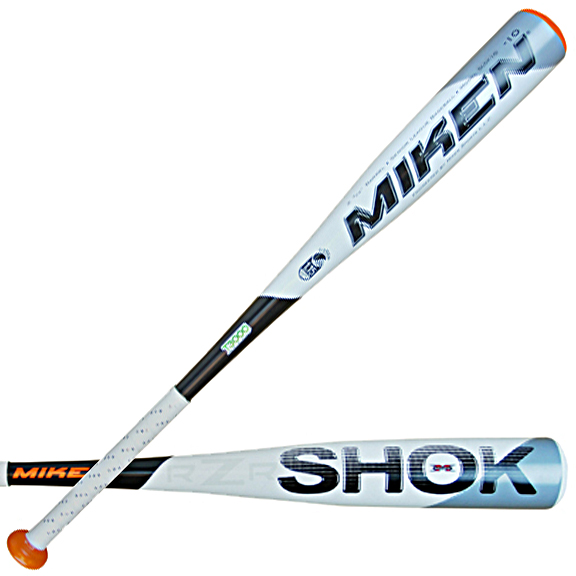 Miken RZR Shok Senior League -10 Baseball Bat - Baseball Equipment & Gear
