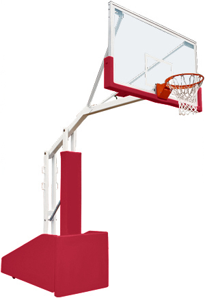 Bison T-REX Side Court Portable Basketball System BA895G - Basketball ...