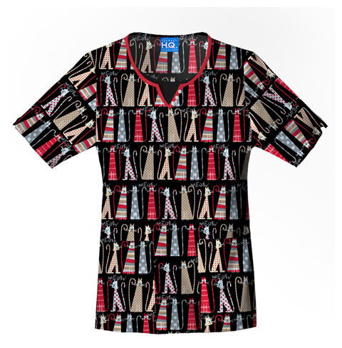 Cherokee Scrub HQ Womens Scoop Neck Scrub Top - Cheerleading Equipment ...