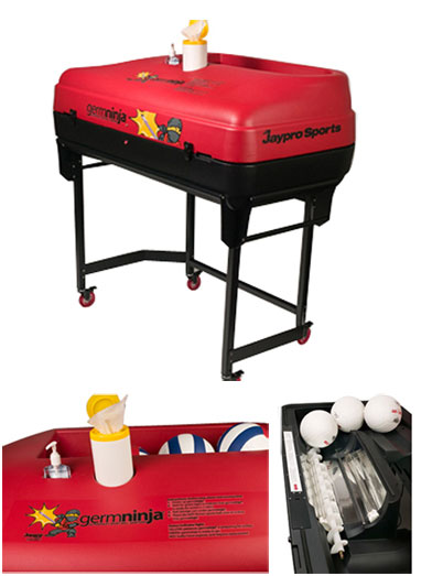 Jaypro GermNinja Sports Ball Sanitizer - Soccer Equipment and Gear