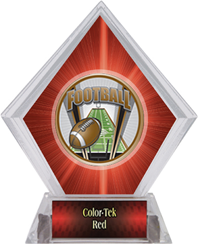 E69230 Awards ProSport Football Red Diamond Ice Trophy