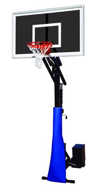 RollaJam Eclipse Portable Basketball System with 36x60 smoked glass ...