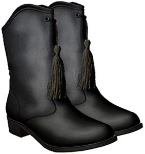 Gotham Brand Majorette Vinyl Cheer Boots - Cheerleading Equipment and Gear