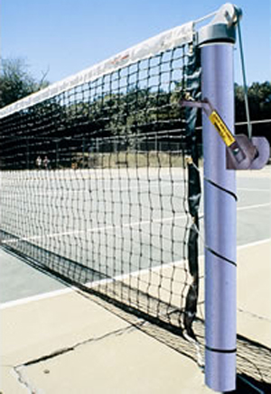Jaypro 3.5" Galvanized Steel Outdoor Tennis Posts - Playground ...