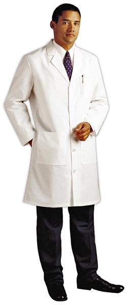 Landau Men's Tailored Lab Coat 3145 - Cheerleading Equipment and Gear