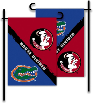 COLLEGIATE Florida - Florida St House Divided Flag - Fan Gear
