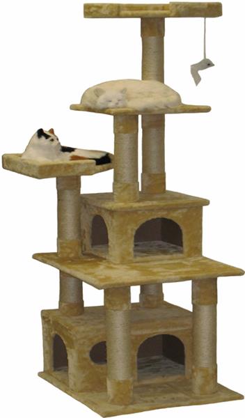 Go Pet Club 67.25"H Cat Tree - Playground Equipment and Gear