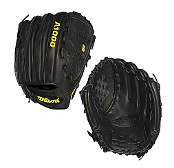 12" Black Leather Pitchers Baseball Gloves - Baseball Equipment & Gear