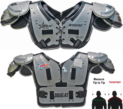 E71987 Douglas Pads Football DP QB/WR Shoulder Pads