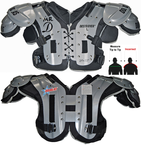 E71991 Douglas Pads Football DP "Mr. DZ" Shoulder Pads