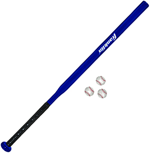 Franklin MLB Thin Bat Trainer And Balls - Baseball Equipment & Gear