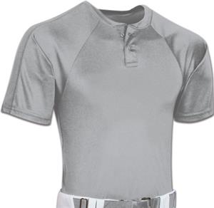 Double Play DRI-GEAR 2 Button Placket Jersey - Baseball Equipment & Gear