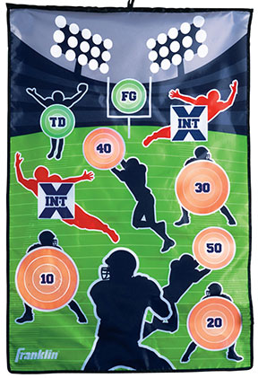 Franklin Indoor Pass Football Target Game - Soccer Equipment and Gear