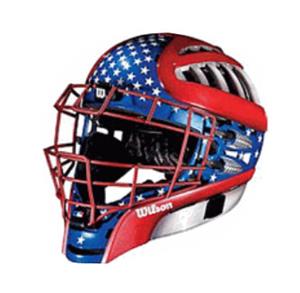 WTA5500 USA w/USA Stars Baseball Catcher's Helmet - Baseball Equipment ...