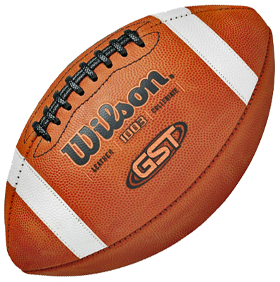 E72534 Wilson NCAA 1003 GST Leather Game Footballs