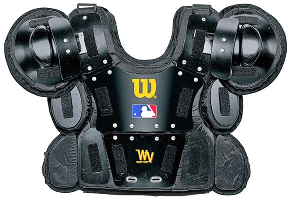 MLB Pro Gold Baseball Umpire Chest Protector - Baseball Equipment & Gear
