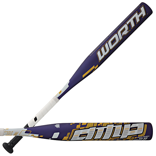 Worth Amp Fastpitch -11 Softball Bats - Baseball Equipment & Gear