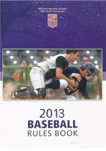 High School Baseball Softball Rule Books 2013 - Baseball Equipment & Gear