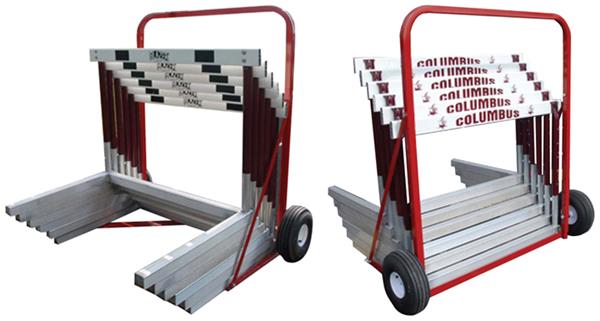 Blazer Athletic Two Wheel Hurdle Cart - Playground Equipment and Gear