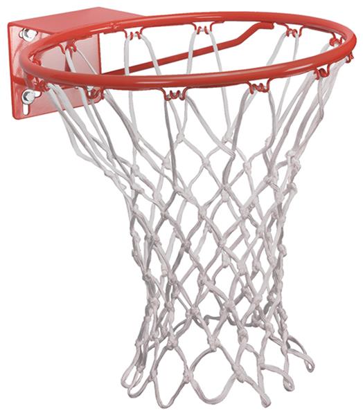 Markwort White Nylon Basketball Goal Net - Basketball Equipment and Gear