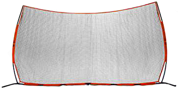 Bow Net 21.5' x 11.5' Portable Barrier Net - Baseball Equipment & Gear