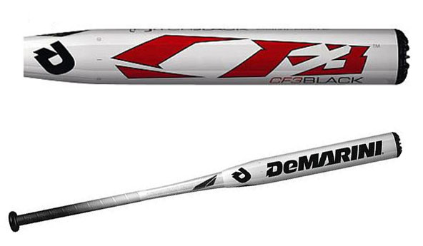 E7438 DeMarini CF3 Black (-8) (-9) Adult Fastpitch Bats