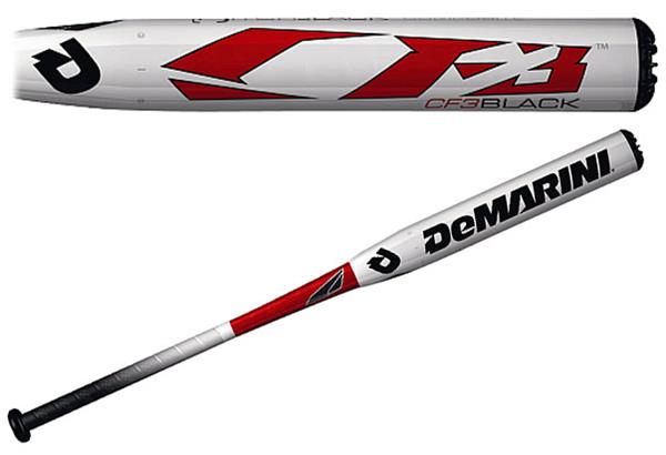 DeMarini CF3 Black (-10) Adult Fastpitch Bats - Baseball Equipment & Gear