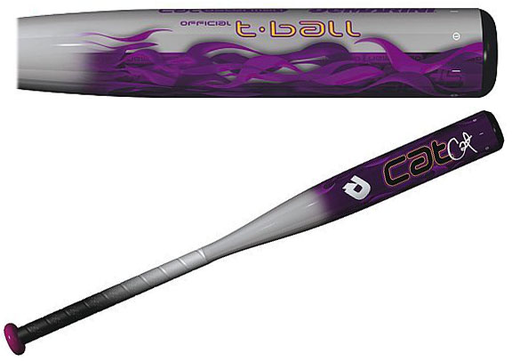 DeMarini Cat Tee Ball Youth Fastpitch Bats - Baseball Equipment & Gear