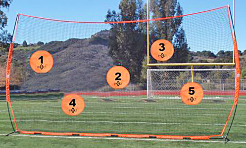 E74466 Bow Net Football Quarterback Targets-ONLY TARGETS