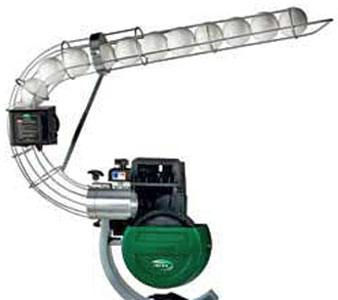 12 Ball Power Streak Auto Baseball Feeder - Baseball Equipment & Gear