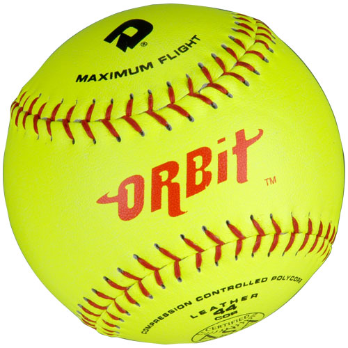 Orbit ASA Optic Yellow Slowpitch Softballs (Dozen) - Baseball Equipment ...