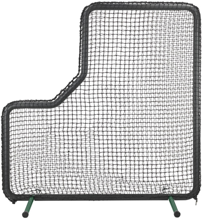 7' Padded Baseball Protective Pitchers L-Screen - Baseball Equipment & Gear
