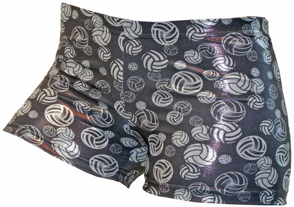 Gem Gear Compression Volleyballs Metallic Shorts - Volleyball Equipment ...