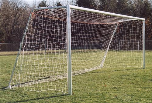 Round or Square UNPAINTED 8x24 Soccer Goals (EA) - Soccer Equipment and ...