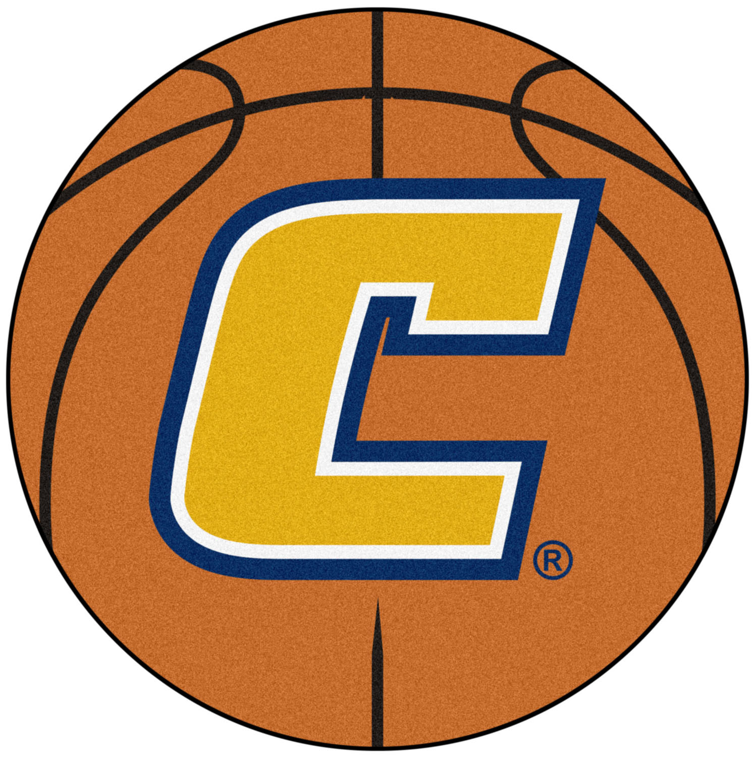 E77063 Fan Mats Univ Tennessee Chattanooga Basketball Mat